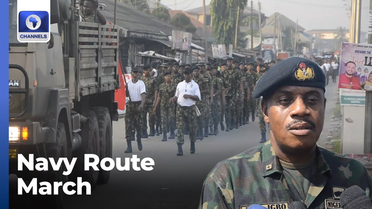 Keeping Fit: NNS Pathfinder Commander Charges Officers - YouTube