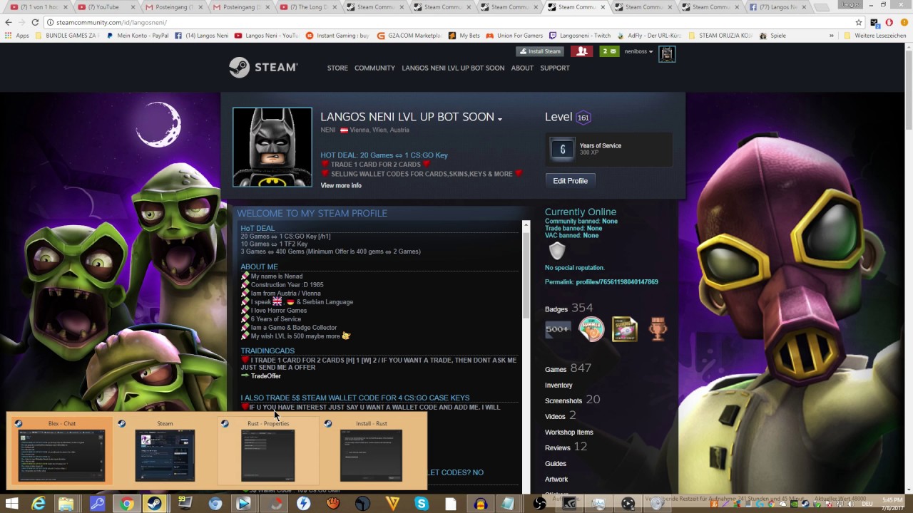 Blex - Jos jedna cool donacija / Update mog Steam Profila - YouTube