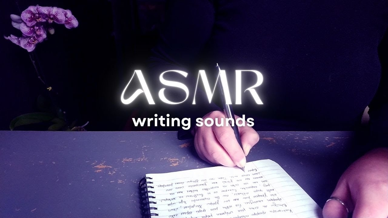 ASMR Writing sounds • No talking - YouTube