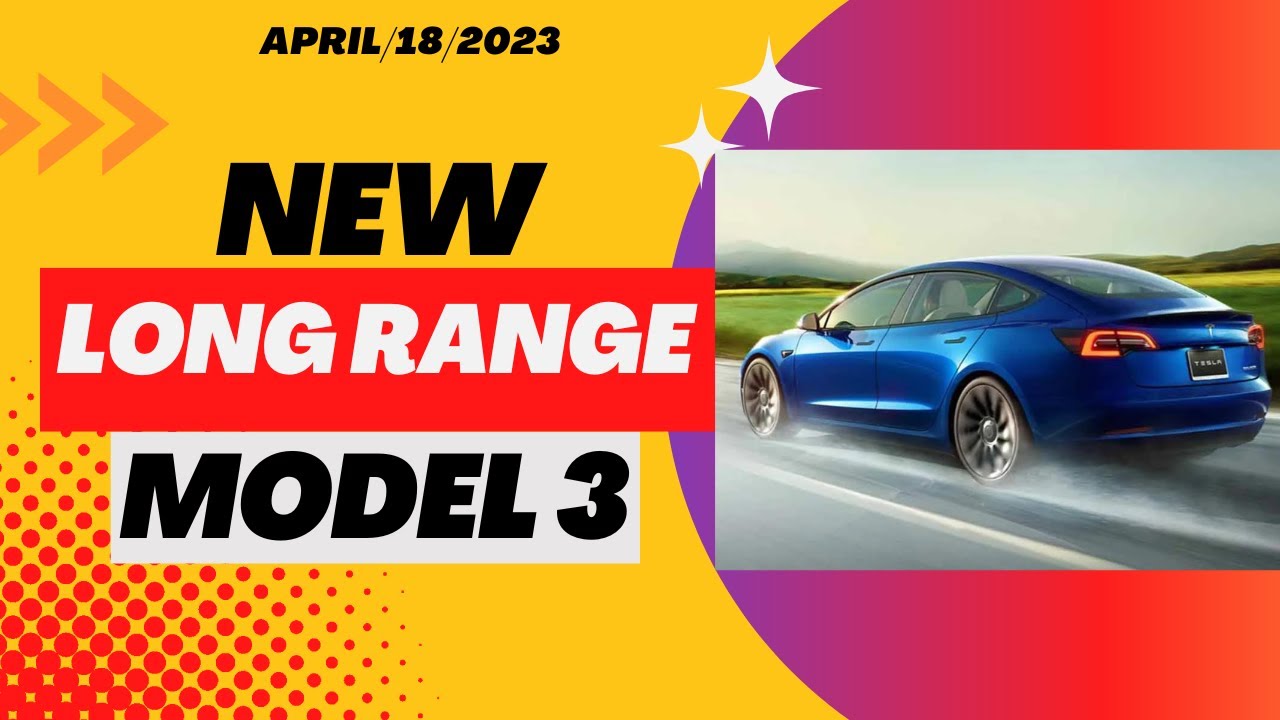 Tesla Launches New Long Range Model 3 Rear Wheel Drive - YouTube