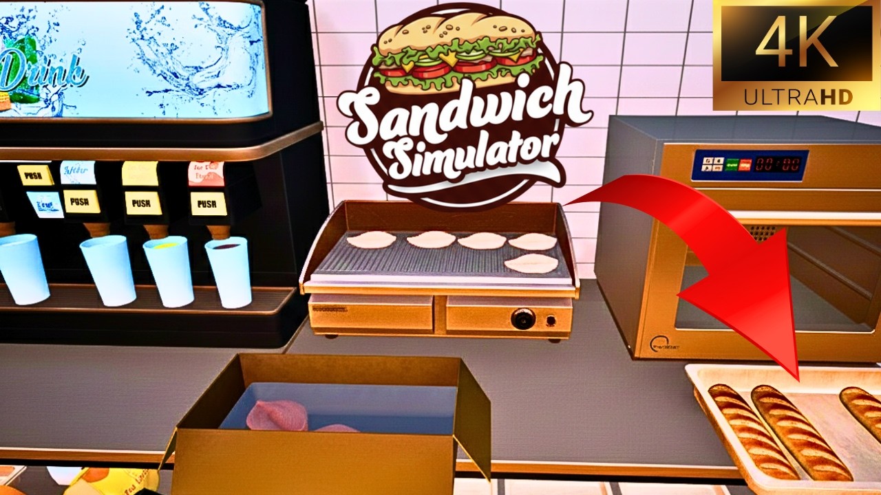 The Art of the Perfect Sub | Sandwich Simulator Gameplay (4K60FPS) | NO ...