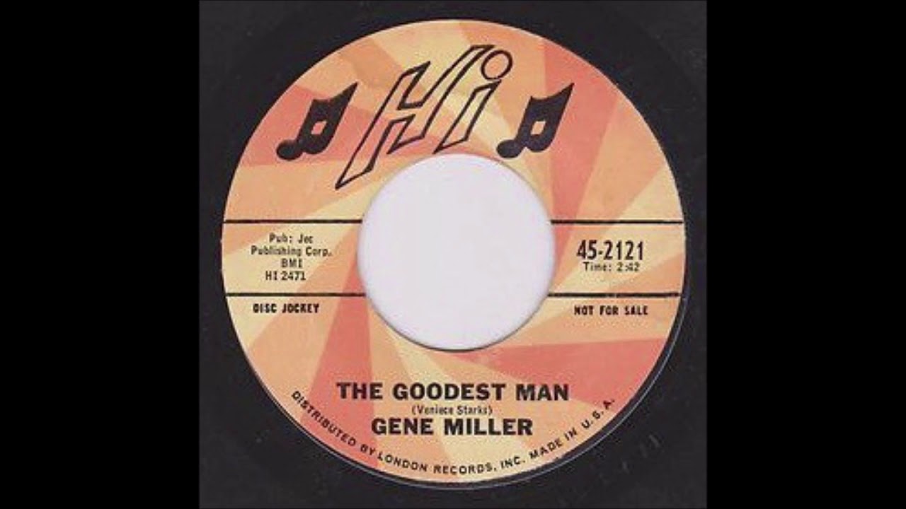 Gene Miller - The Goodest Man (1967) - YouTube