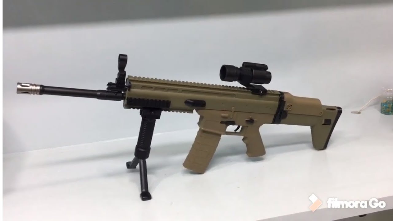 Scar Sub Machine Gun - YouTube