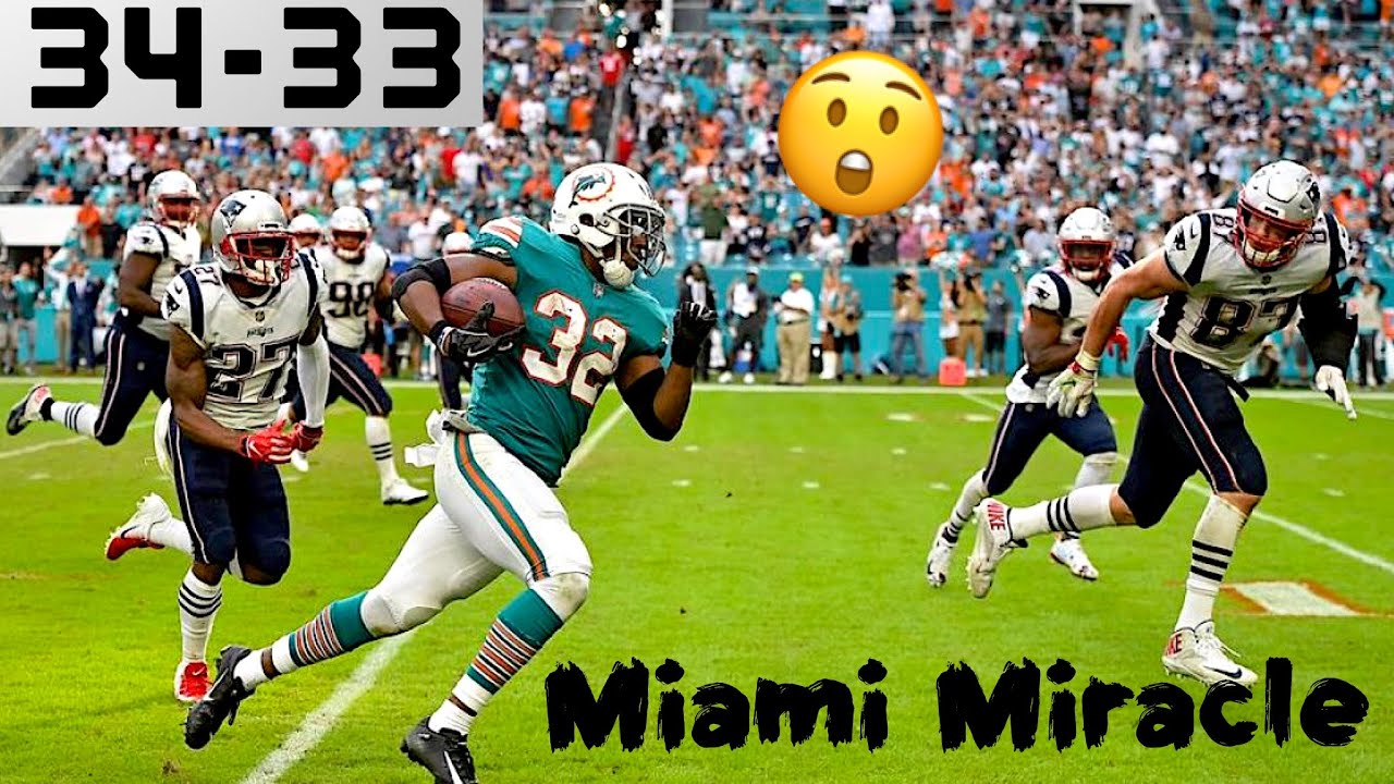 Reliving The Miami Miracle: New England Patriots vs Miami Dolphins 2018 ...