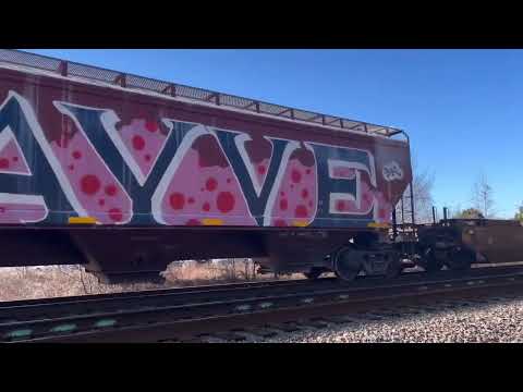 CSX 7006 Leads Long CSX M421-29 SB Manifest Train With Mid DPU Departing Florence SC With Loud ...