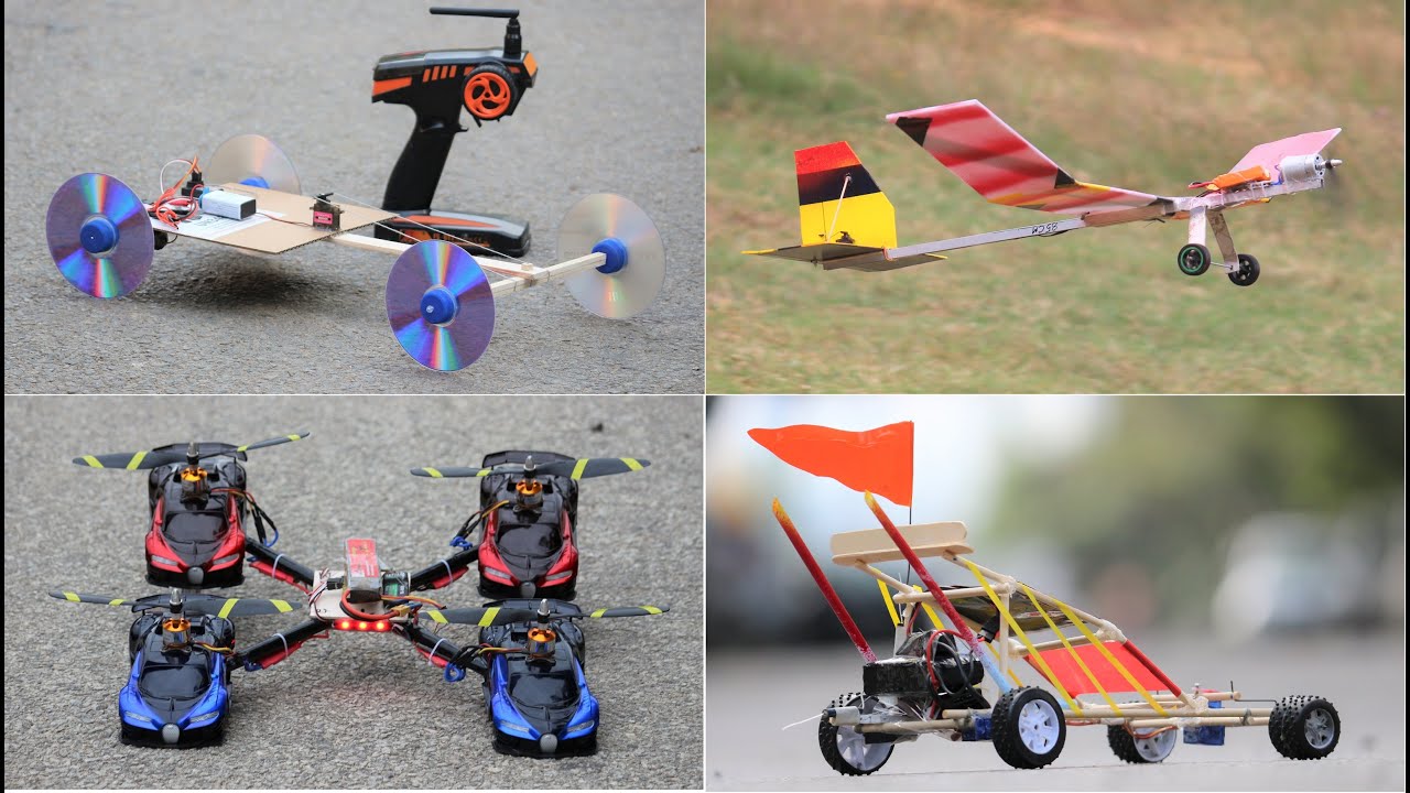 4 Amazing DIY TOYs - 4 Amazing Things You Can Do It At Your Home - YouTube
