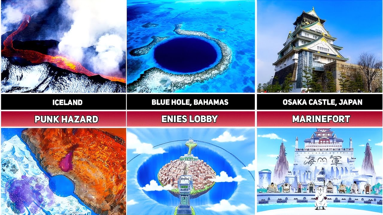 Real-Life Inspirations Behind Iconic Locations in One Piece - YouTube