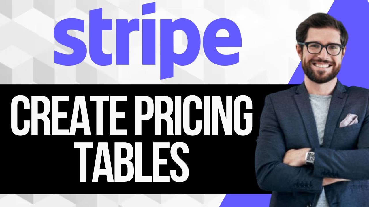 How to Create Pricing Table in Stripe - YouTube