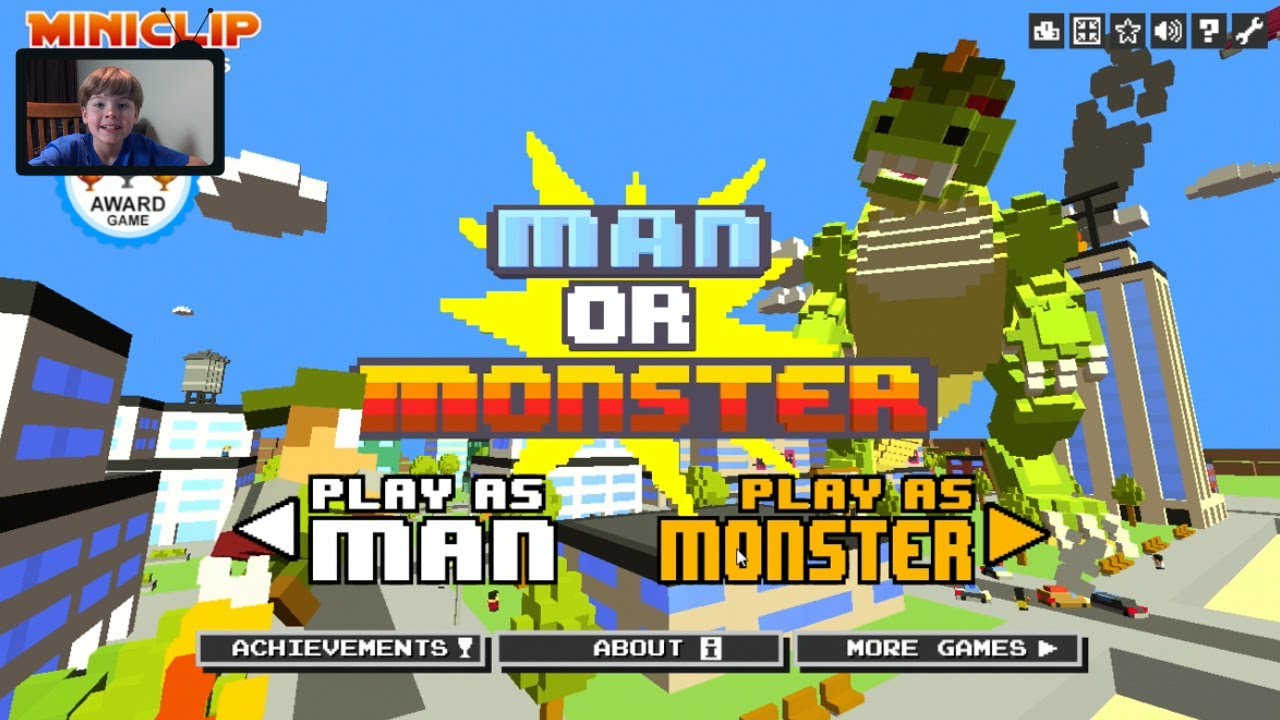 MAN OR MONSTER? - Miniclip Games - YouTube