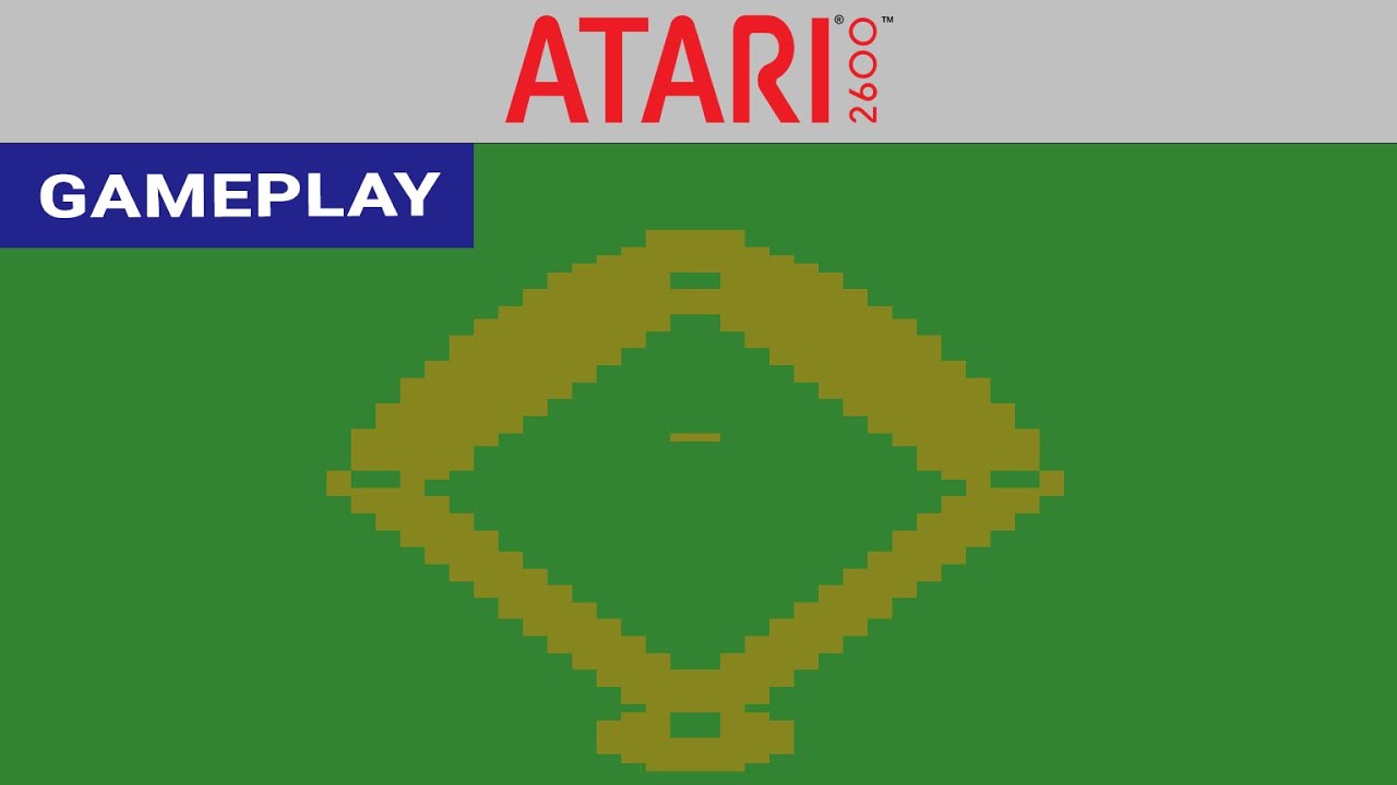 RealSports Baseball (Atari 2600) - Gameplay Clip [HD] | RetroGameUp - YouTube