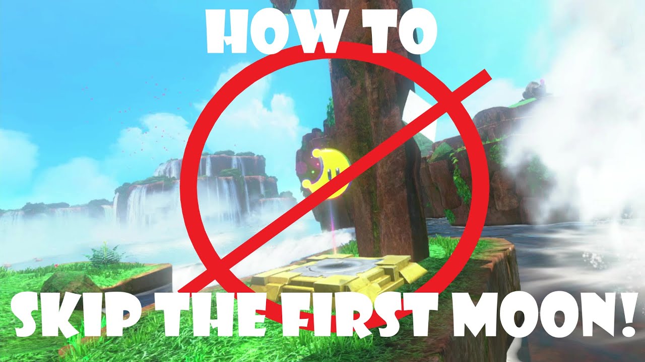 How To Skip The First Moon In Super Mario Odyssey! - YouTube