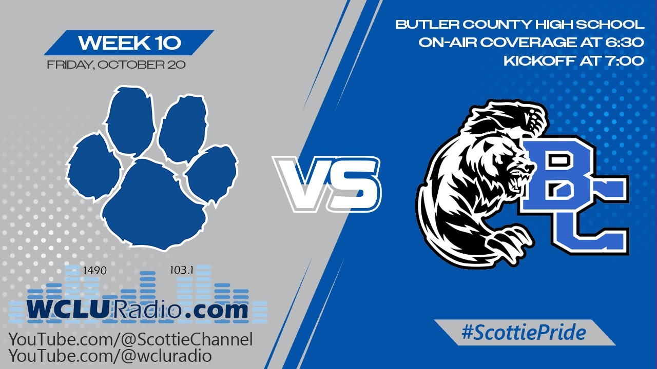 Glasgow Scotties vs Butler County Bears | High School Football Week 10 ...