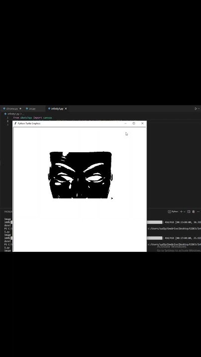 Hacker Mask In Python Programming || #shorts #viral #programming - YouTube