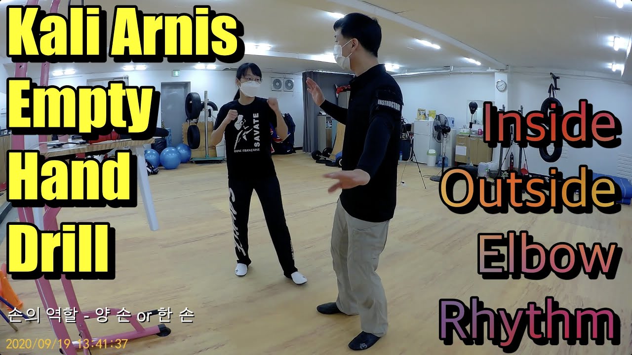 Zoom 웨비나 'Kali Arnis Empty Hand Drill 칼리 아르니스 엠티핸드 드릴' 영상 5부 '인사이드 아웃 ...