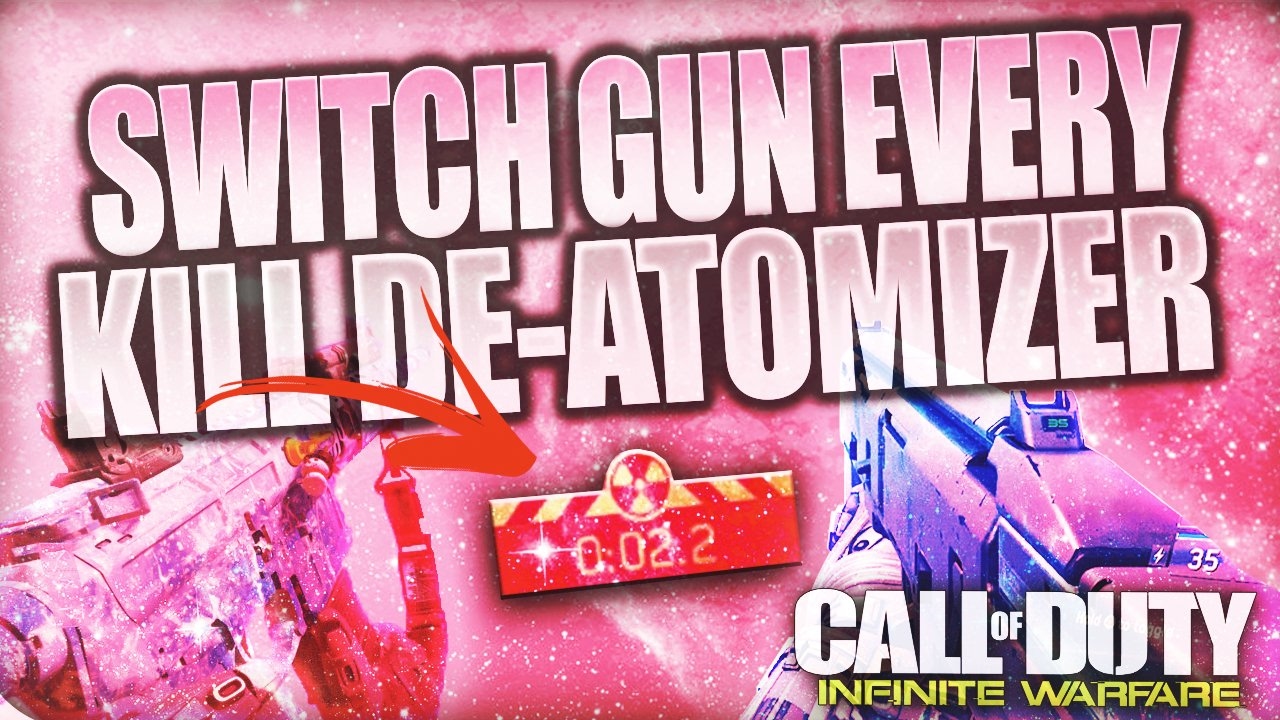 "SWITCH WEAPON EVERY KILL" DE-ATOMIZER STRIKE! (COD IW "UNIQUE" DE-ATOMIZER) - YouTube