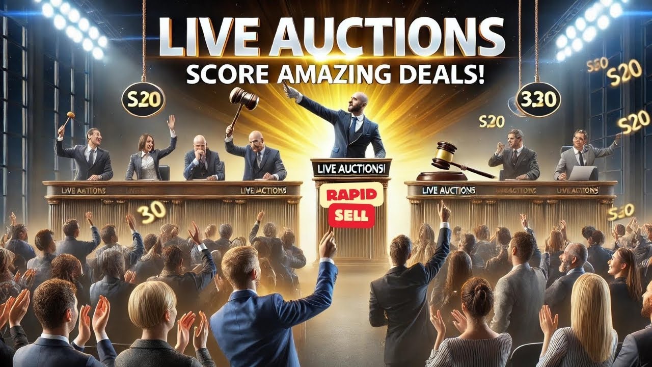 🌟 Discover the Thrilling World of Live Auctions! 🌟 - YouTube