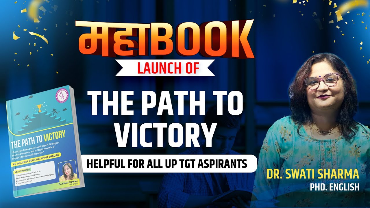 Maha Book Launch 🎉| Ultimate UP TGT English Preparation | Dr. Swati ...