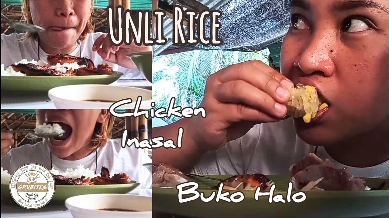 UNLI RICE UNLI KAIN / INASAL PLUS BUKO HALO | GRUBITES - YouTube