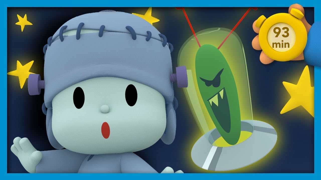 😈POCOYO AND NINA - The visit of the alien [93 min] | ANIMATED CARTOON for Children | FULL ...