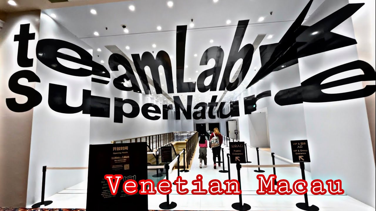 TeamLab SuperNature Macau - YouTube