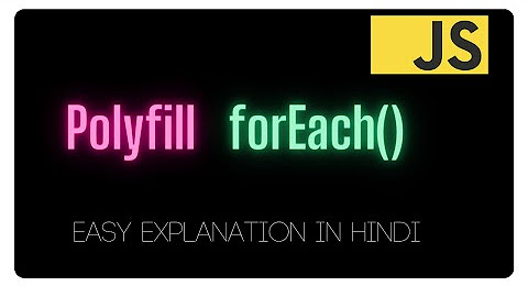 JavaScript Polyfill Explained | JavaScript Interview Questions - YouTube