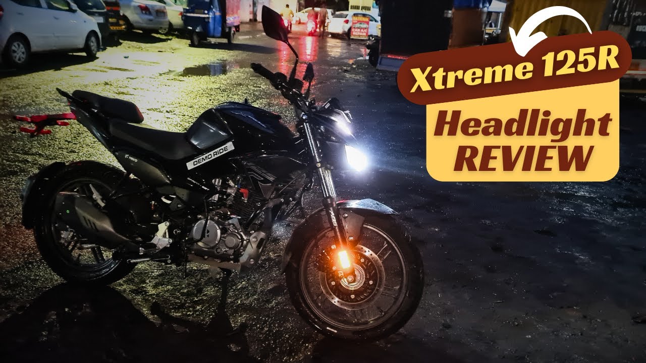 Hero xtreme 125r Headlight Review | Mixed Feeling - YouTube