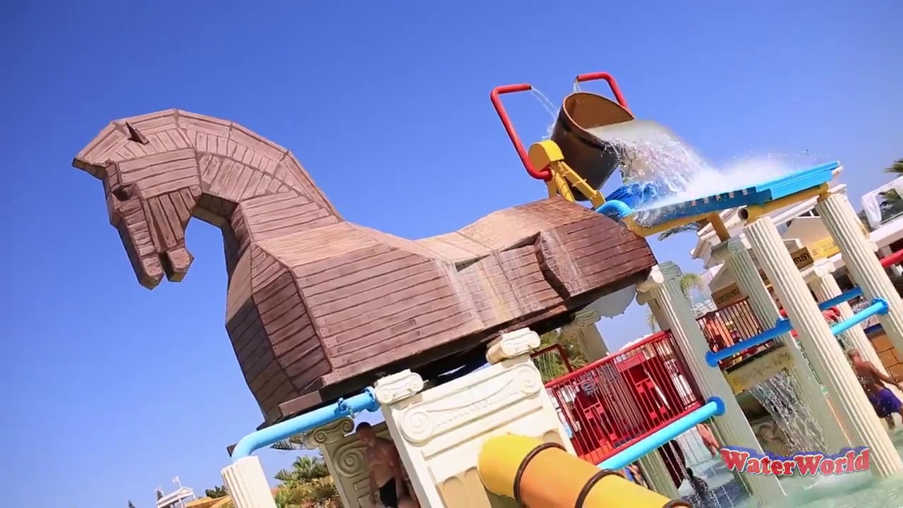 WaterWorld Themed Waterpark / Ayia Napa, Cyprus - YouTube