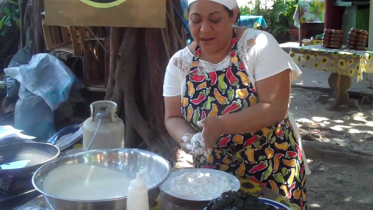 Monica Cooking Chili Relanos in Zihuatanejo Mexico - YouTube