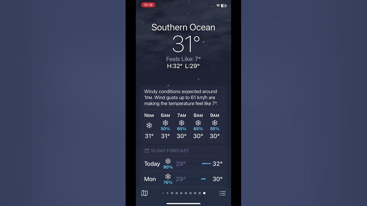 Newjerseywx My First Time Seeing Flurries In Ios 18 Was Epic Youtube