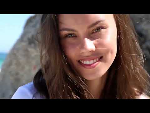 Cinematic Drone Video of Beautiful South African Babe at the Beach