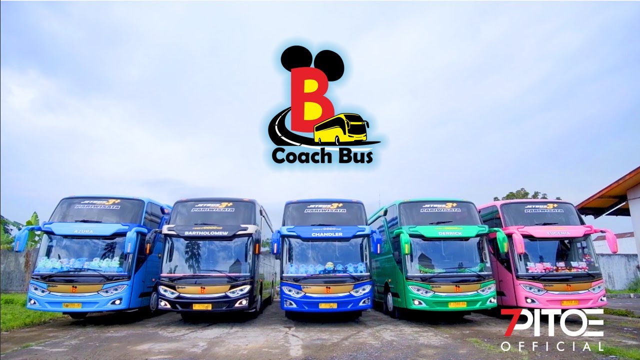 B COACH BUS - BUS PARIWISATA || PITOE OFFICIAL - YouTube