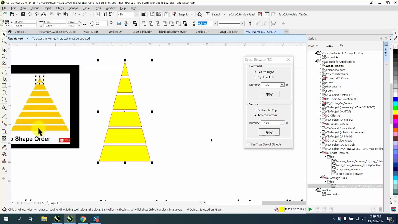 Corel Draw Tips & Tricks FREE Macros and more Part 5 Arrange to the MAX ...