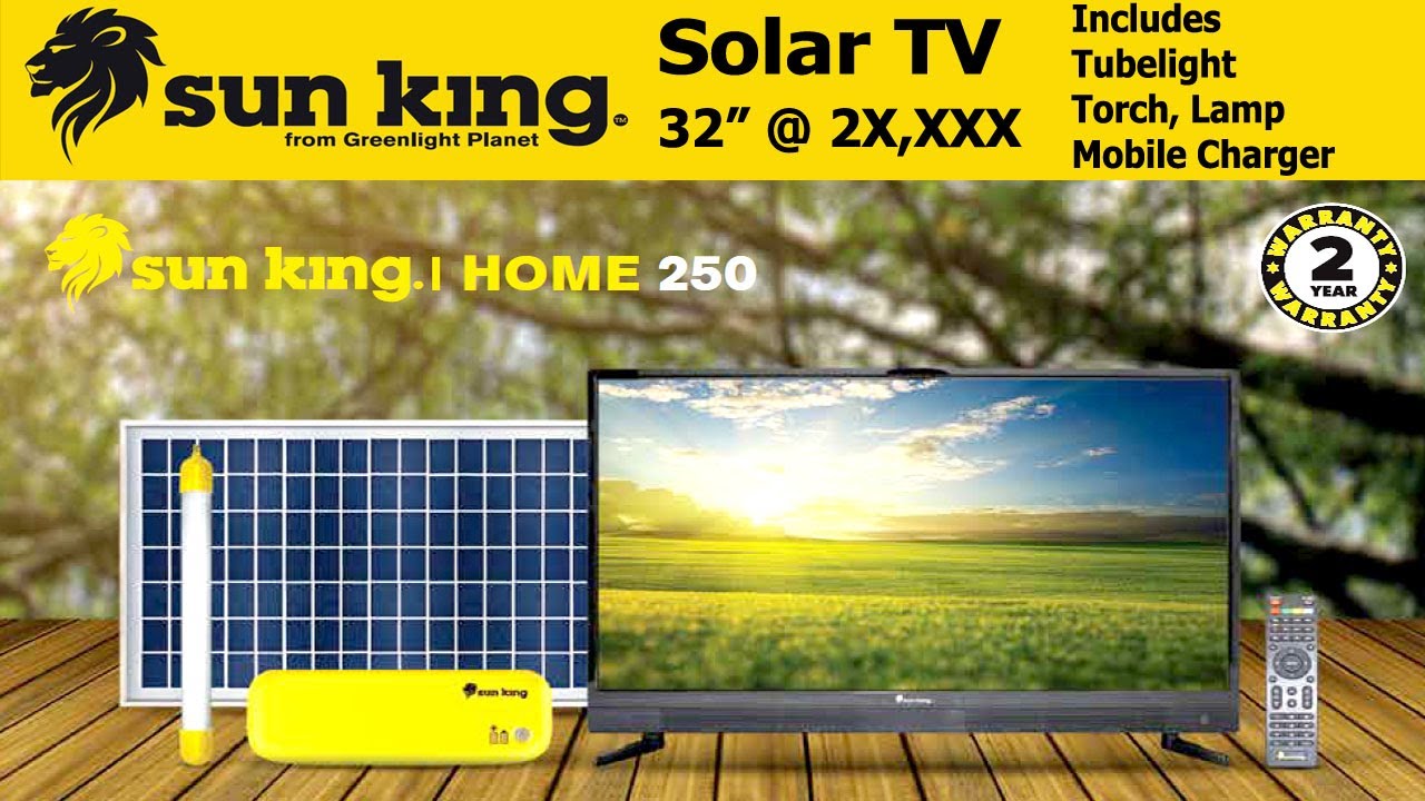 Best Solar TV 32" 2X,XXX Along with Tubelight Torch Lamp | Full Details ...
