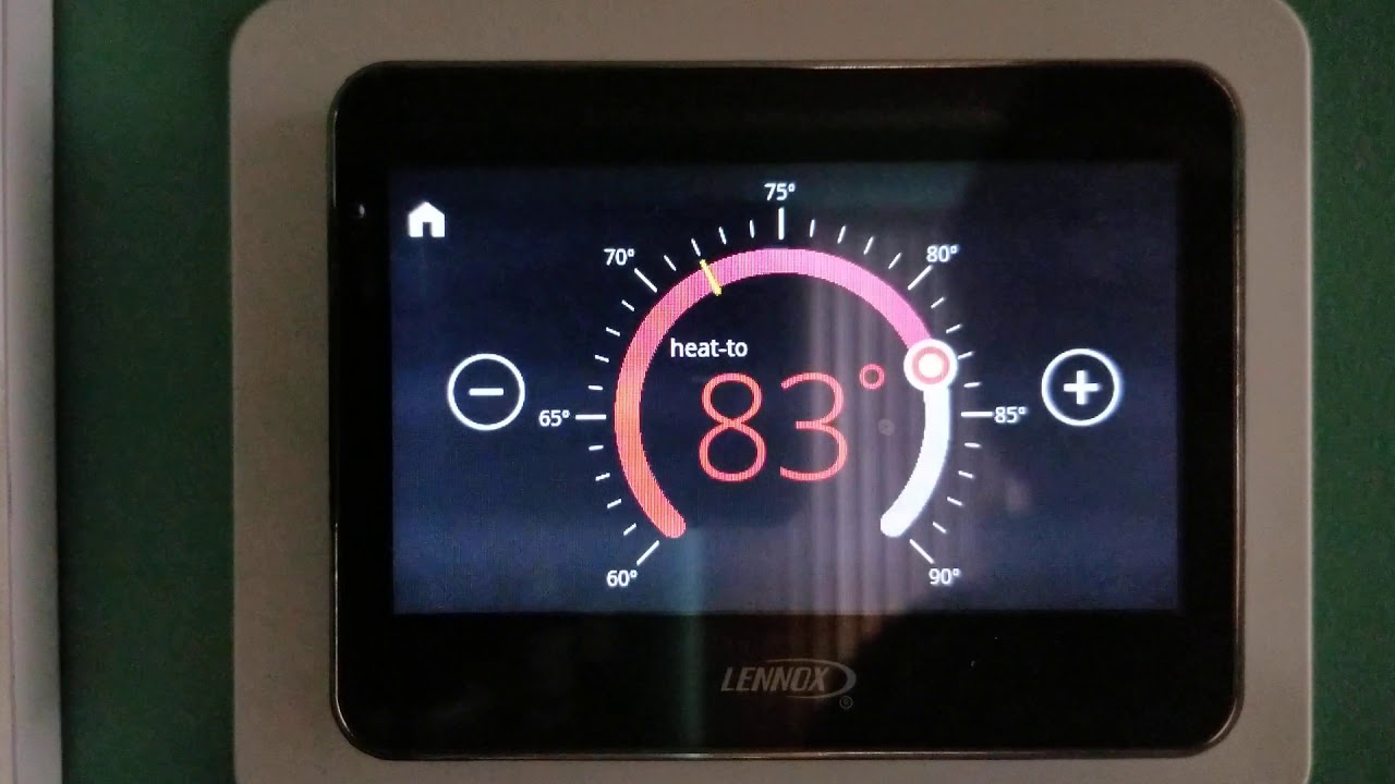 Lennox Thermostat IComfort M30 Defective English - YouTube