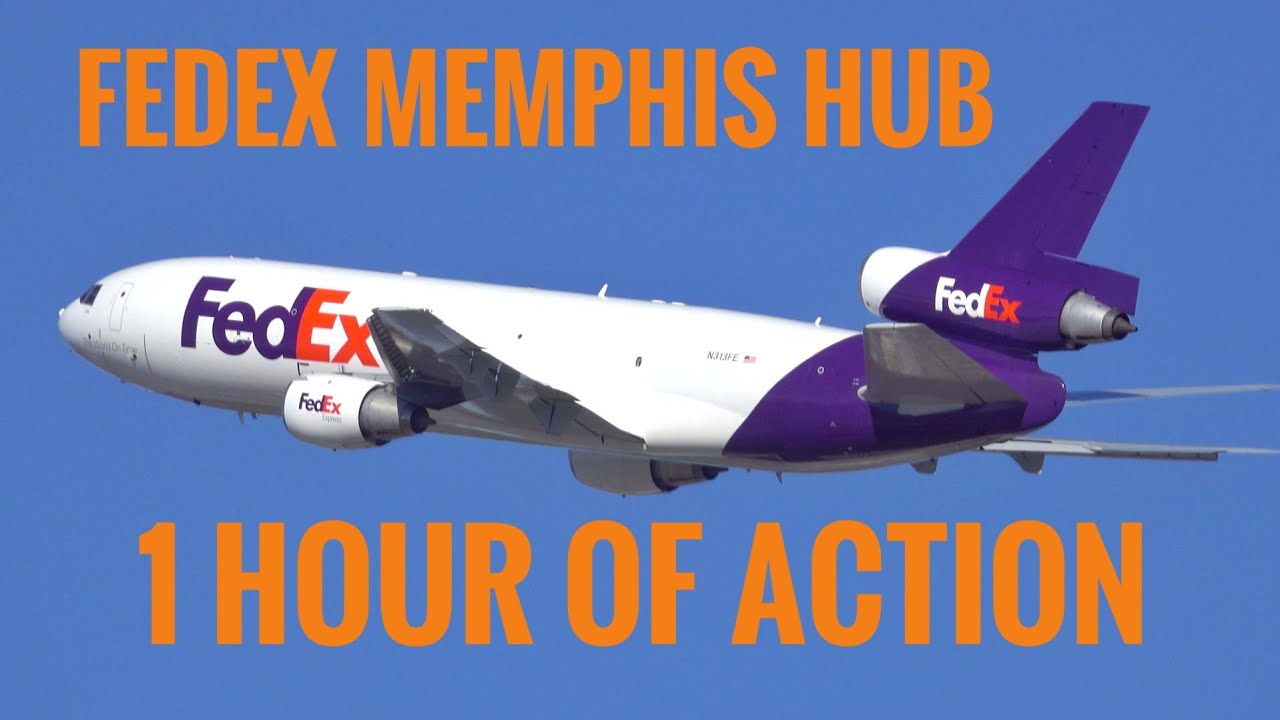 FedEX MD11 MD10 767 767 A300 Airplanes taking off Memphis Airport 2019 ...