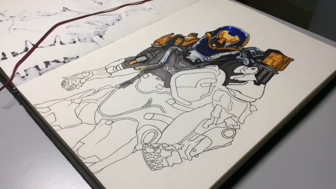 Speed drawing: Ranger ( Anthem ) - YouTube