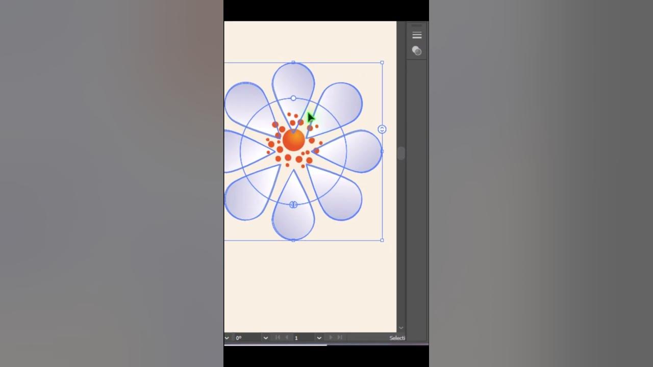 Rotate Objects Using Repeat Radial in Illustrator #tutorial - YouTube
