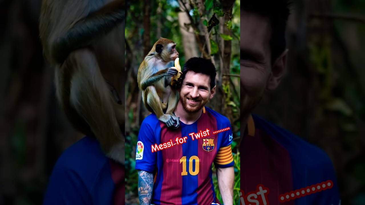 Epic Face-Off: Messi Takes on the Animal World!🐉#shorts #messi #rolando ...