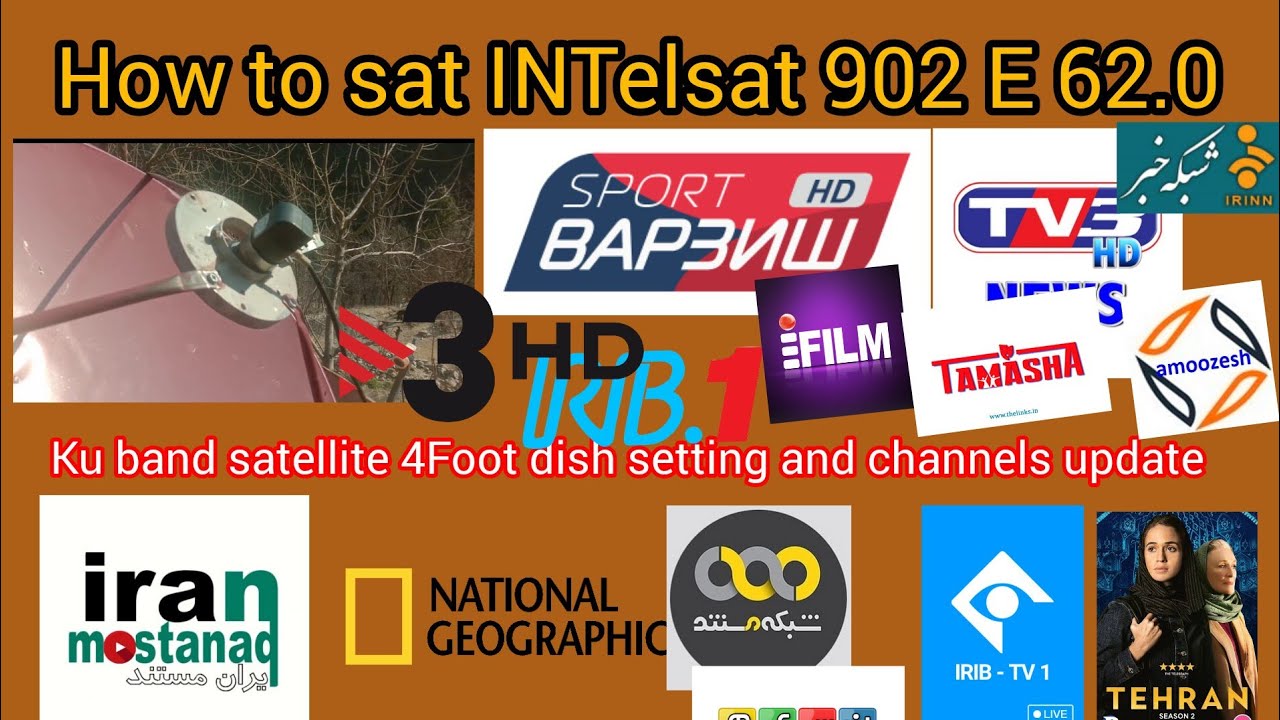 how to sat INTELSAT 902.E 62.0 ku band satellite and 4Foot dish per ...