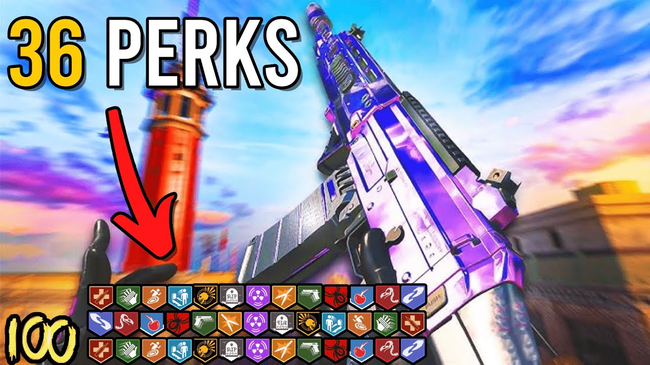 THIS ZOMBIE MAP HAS 36 PERKS!!! | Mountain Of Tomb Raider [BO3 Zombies ...