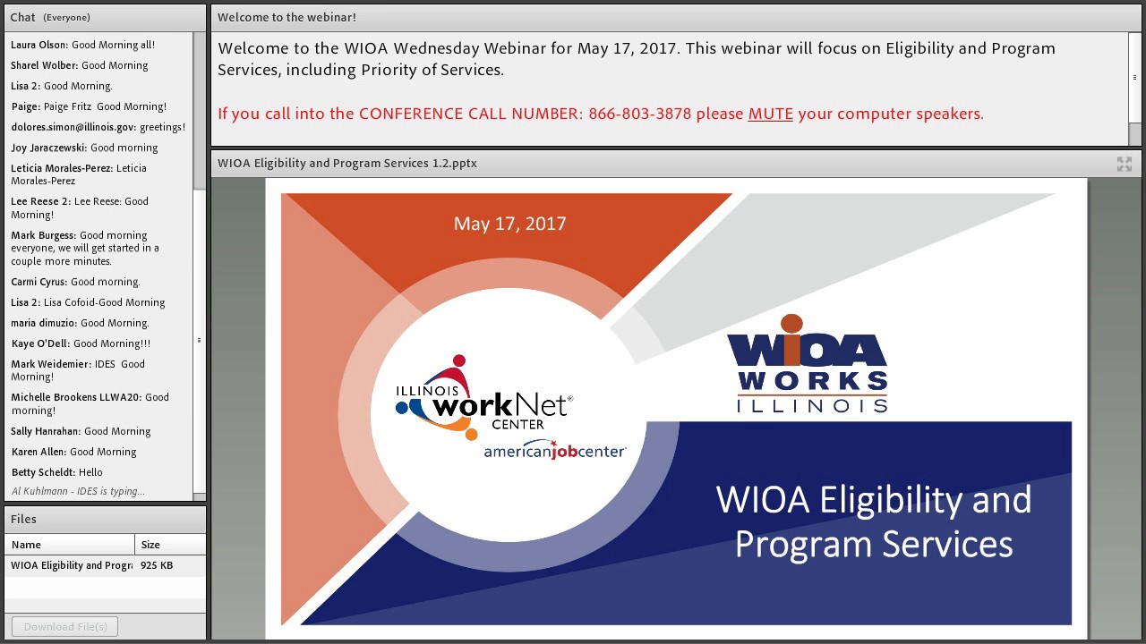 WIOA Eligibility and Program Services (5/17/17) - YouTube