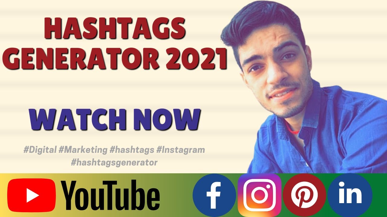 Hashtags Generator 2021 for Youtube & Instagram l Displaypurposes l Hashtags maker l Webmaker ...