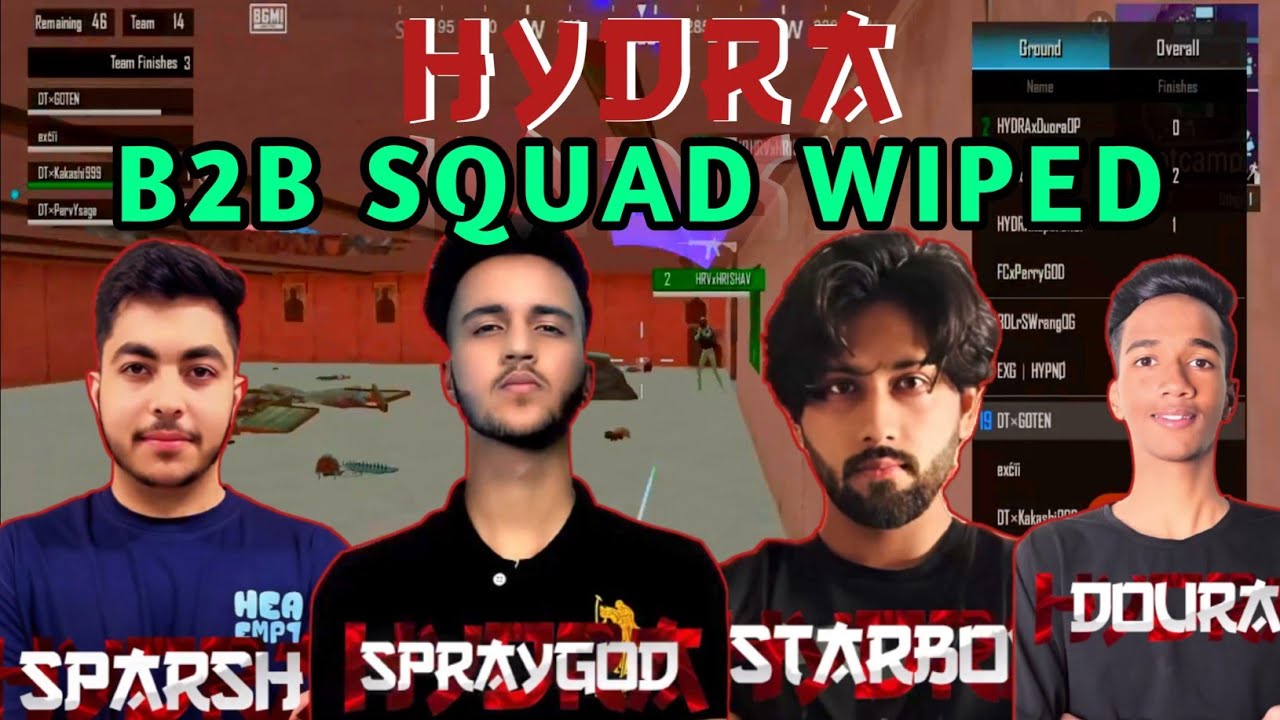 Hydra Is Ruling 🔥 | Hydra Back To Back 2 Squad Wiped 🔥 | Team Hydra ...