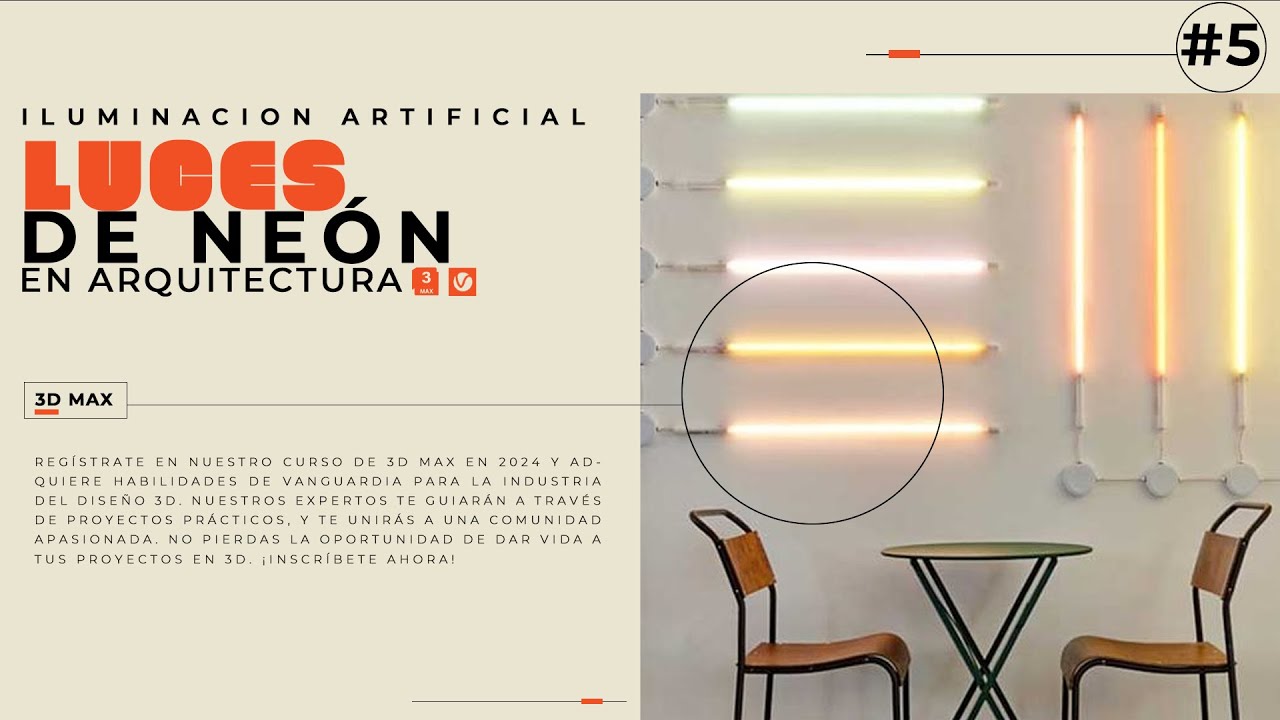 🟧VRAY LIGHTMESH Luces de NEON 3Ds Max y V-Ray 6 #5 - YouTube