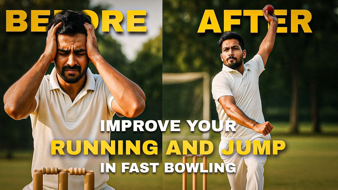 How to improve running technique in fast bowling - YouTube