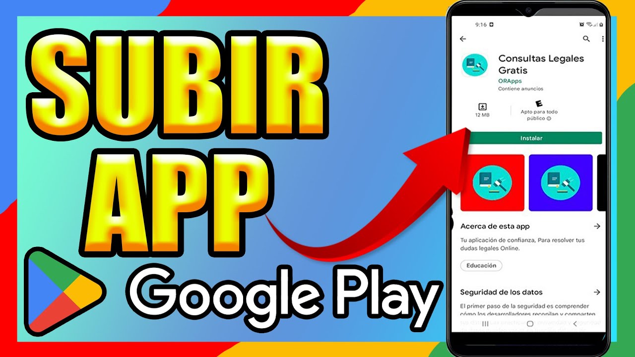 PLAY STORE SUBIR APP ¿COMO HACERLO? - YouTube
