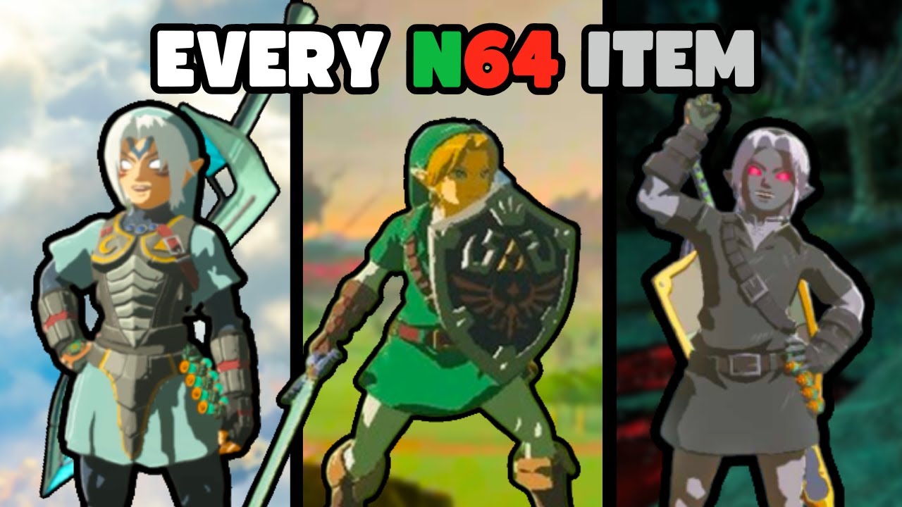 How to get Every Nintendo 64 Zelda Item in Tears of the Kingdom - YouTube