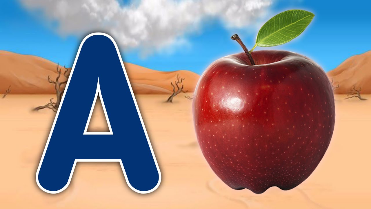 ABC Rhyme for Toddlers: A is for Apple a a Apple, B is for Bell b b ...