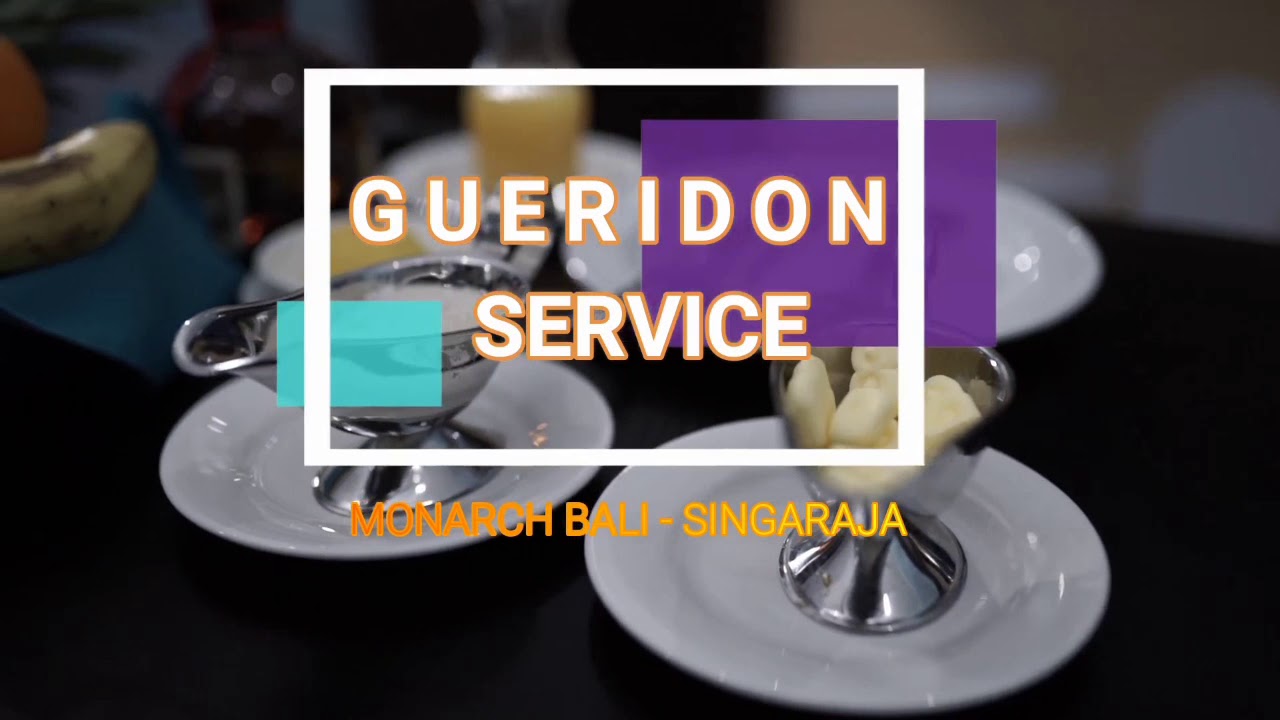 Gueridon Service Practice - Banana Flambe - YouTube