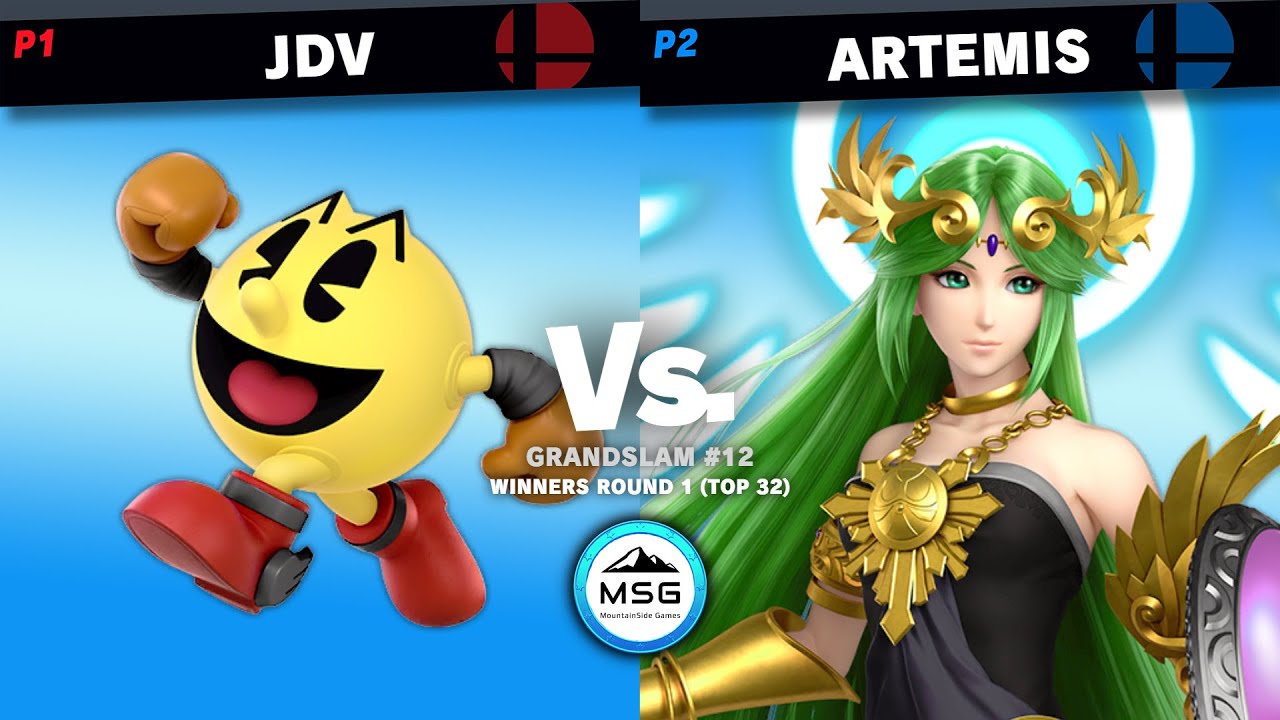 GrandSlam #12 / JDV (Pac-Man) Vs. Artemis (Palutena, Sephiroth ...